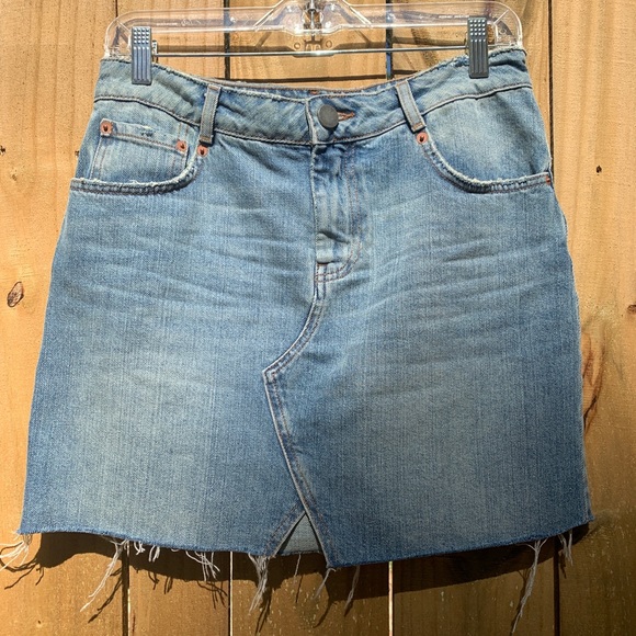 ASOS | Skirts | Asos Denim Mini Skirt | Poshmark